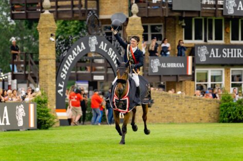 Mickey Pender le plus jeune vainqueur du Derby d'Hickstead